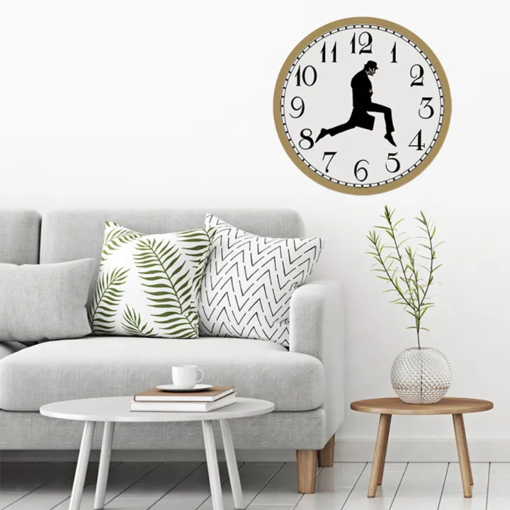 Ministry Of Silly Walk Wall Clock British Comedy Inspired Businessman ...