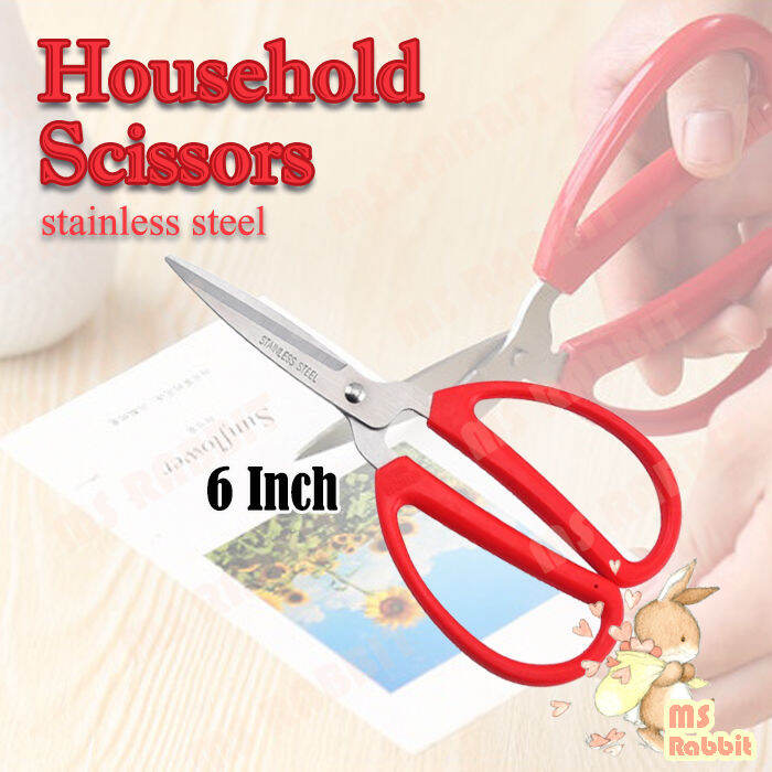 Stainless steel scissor/Student Scissor/Office Scissor/Gunting kecil ...