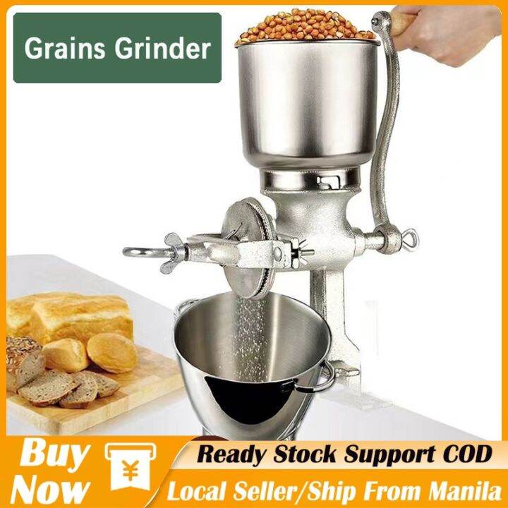 Corn Mill Manual Miller Grinder Gilingan ng Mais Bigas Mani Kape Feeds ...
