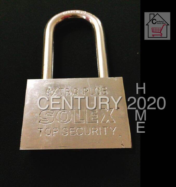 SOLEX Padlock Long Shackle Pad Lock Anti Rust Lock 60mm | Lazada