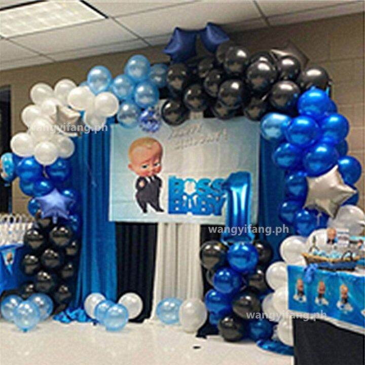 87 Pieces Baby Boss Themed Party Decorations Set Balloon Arch Garland ...