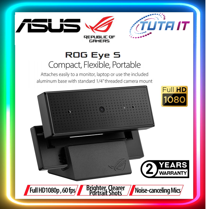 Asus ROG Eye S 1080p 60FPS Webcam With AI noise-canceling microphone ...