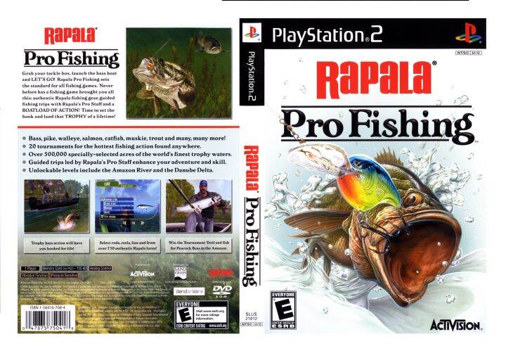 PS2 Rapala pro fishing (DVD Game) | Lazada