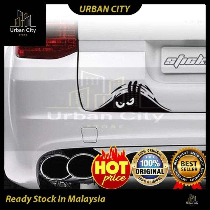Funny Peeking Monster Auto Car Walls Windows Sticker | Lazada