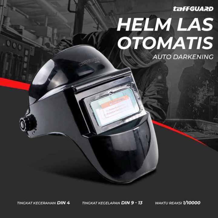 Promo COD Helm Las Otomatis Auto Darkening Solar Welding Helmet / Helm ...