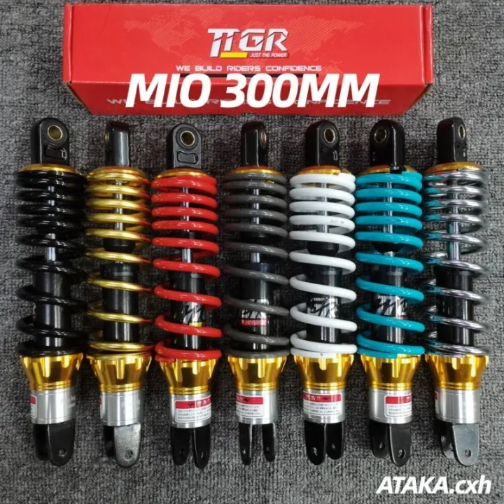 TTGR Motorcycle Rear Shock 300mm Mio Sporty/ Beat/ Mioi 125/ Skydrive / Click / Souli125 /FINO ...