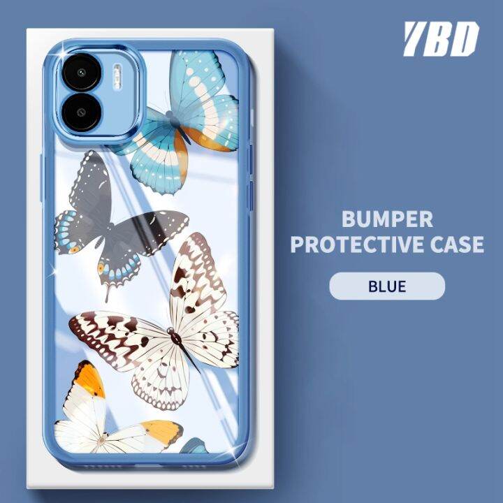 เคสโทรศัพท์โปร่งใสซิลิโคนหลากสี Ybd สำหรับ Xiaomi Redmi A1 A2 Plus A1