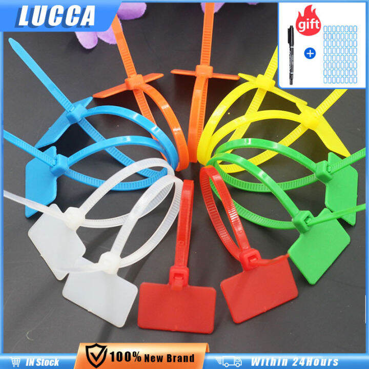 Plastic Easy Mark Signage Markers Cable self-locking Nylon Ties Tag ...