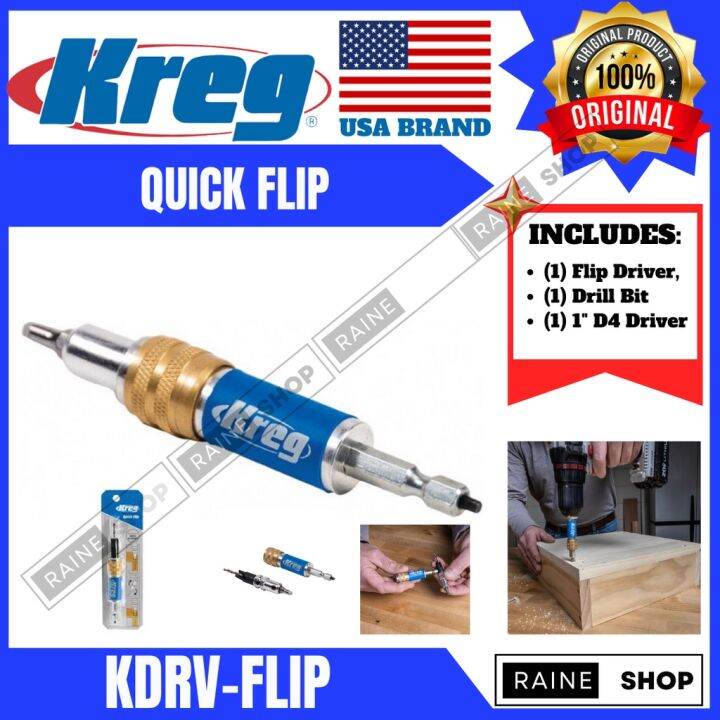 ☛Kreg Quick Flip Drill Bit and Driver KDRV-FLIP♘ | Lazada PH