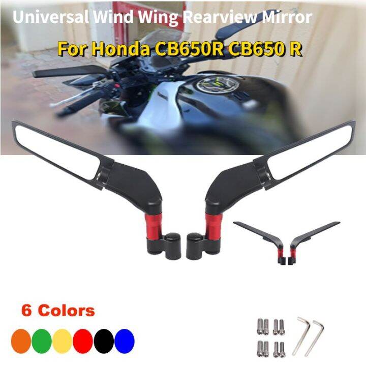 For Honda CB650R CB650 R Universal Motorcycle Rearview Mirror Wind ...