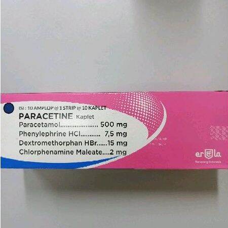 Paracetine BOX isi 100 Kaplet | Lazada Indonesia