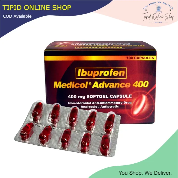 Medicol Advance 400 mg Soft Gel Capsule - 20s | Lazada PH