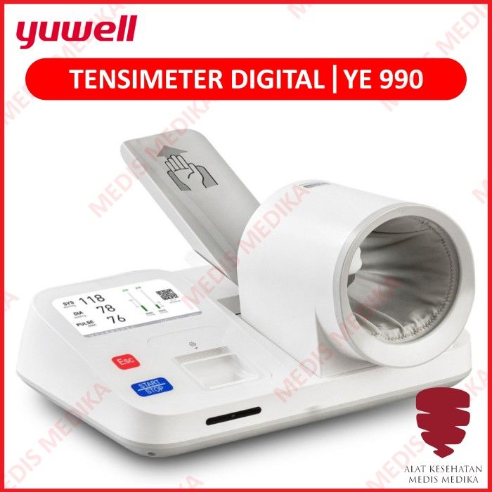 Tensimeter Digital Yuwell YE 990 Automatic Table Top Alat Ukur Tes Test ... Tensimeter Digital Yuwell YE 990 Automatic Table Top Alat Ukur Tes Test ...