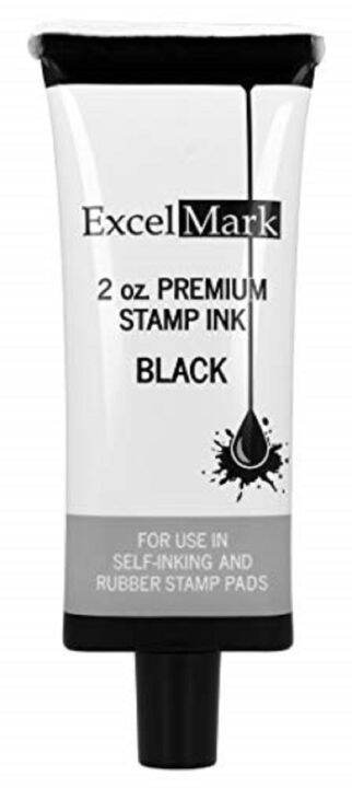 ExcelMark Premium Stamp Refill Ink, Black, 2 Ounce Bottle | Lazada PH