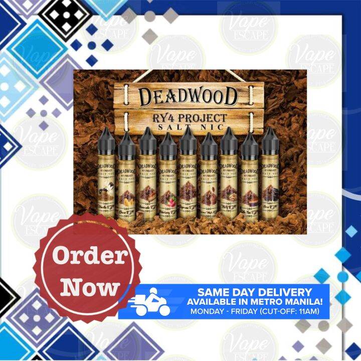 DEADWOOD RY4 PROJECT SALT (VANILLA RY4) - 30MG / 30ML | Lazada PH