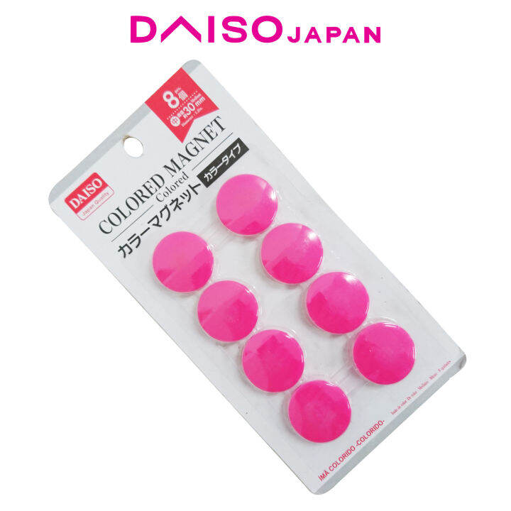 Daiso Colored Magnets 30 mm 8 pcs | Lazada PH