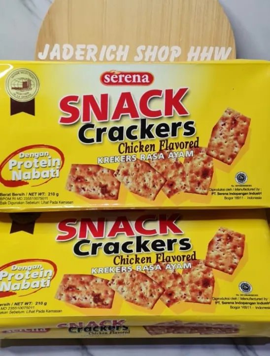 Serena Snack Crackers Chicken Flavored - Krekes Rasa Ayam | Lazada ...