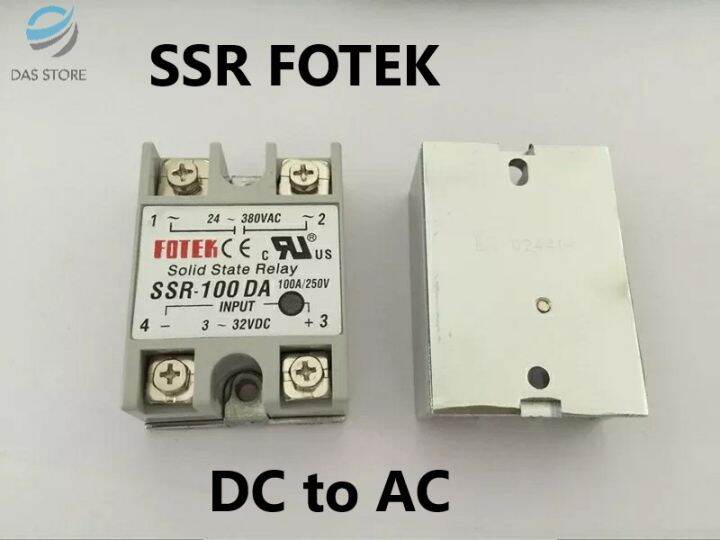 SSR solid state relay DC to AC FOTEK single phase SSR 20DA 25DA 30DA 40DA | Lazada Indonesia