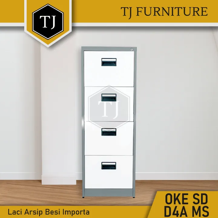 Importa Laci Arsip Besi / Lemari File / Locker Kantor Besi 4 Susun / Steel Cabinet OKE SD D4A MS ...