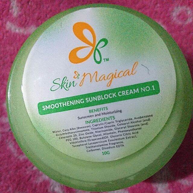 Skin Magical Smoothening Sunblock Cream No. 1 10g or 20g | Lazada PH