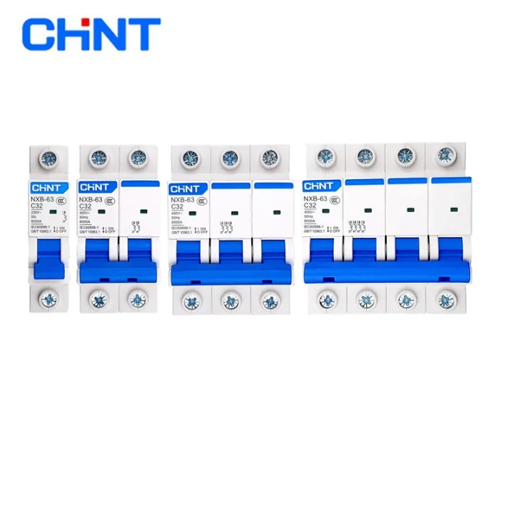 CHINT NXB-63 1P 2P 3P 4P 1A 2A 3A 6A 10A 16A 20A 25A 32A 40A 63A Miniature Circuit Breaker House ...