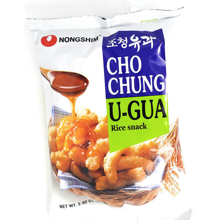 Nongshim Cho Chung U-Gua 80gr - Rice Snack - Made In Korea | Lazada ...