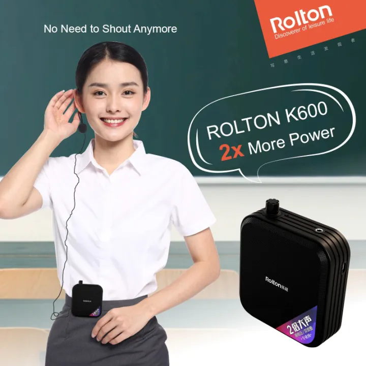 Rolton K600 Bluetooth Speaker USB Charging Speaker with Microphone ...