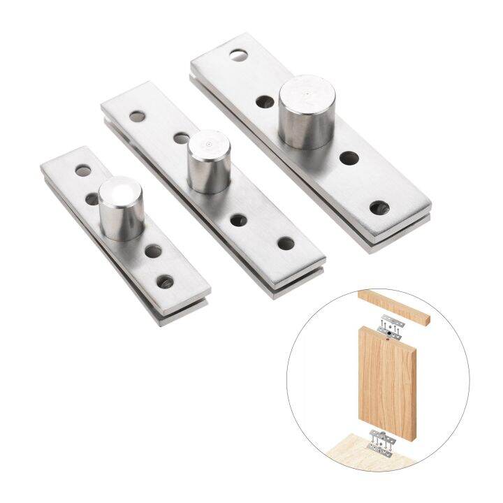 Stainless Steel Door Pivot Rotating Hinge 360 Degree Rotation Up and ...