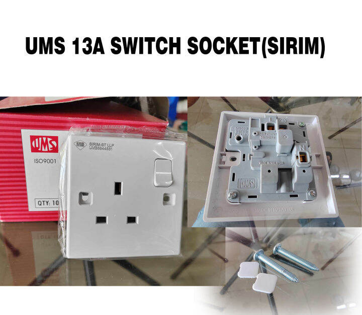 UMS SWITCH SOCKET 13A (SIRIM) | Lazada