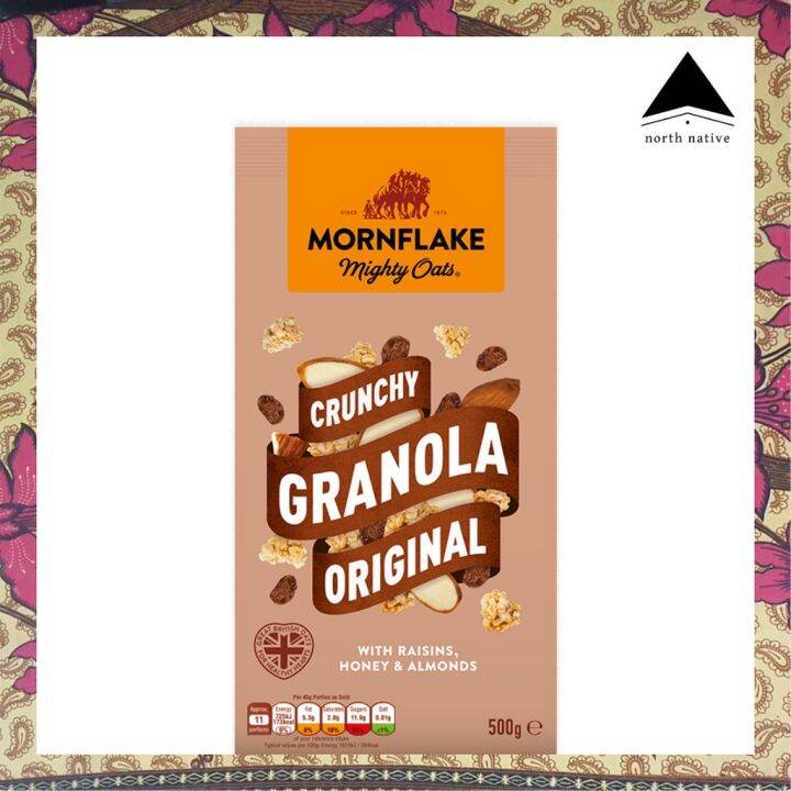 Honey Toasted Oat Clusters with Raisins & Almonds, 500g, Crunchy ...