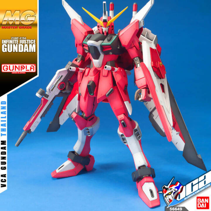 ⭐️ BANDAI GUNPLA MASTER GRADE MG 1/100 ZGMF-X19A INFINITE JUSTICE GUNDAM ประกอบ หุ่นยนต์ โมเดล ...