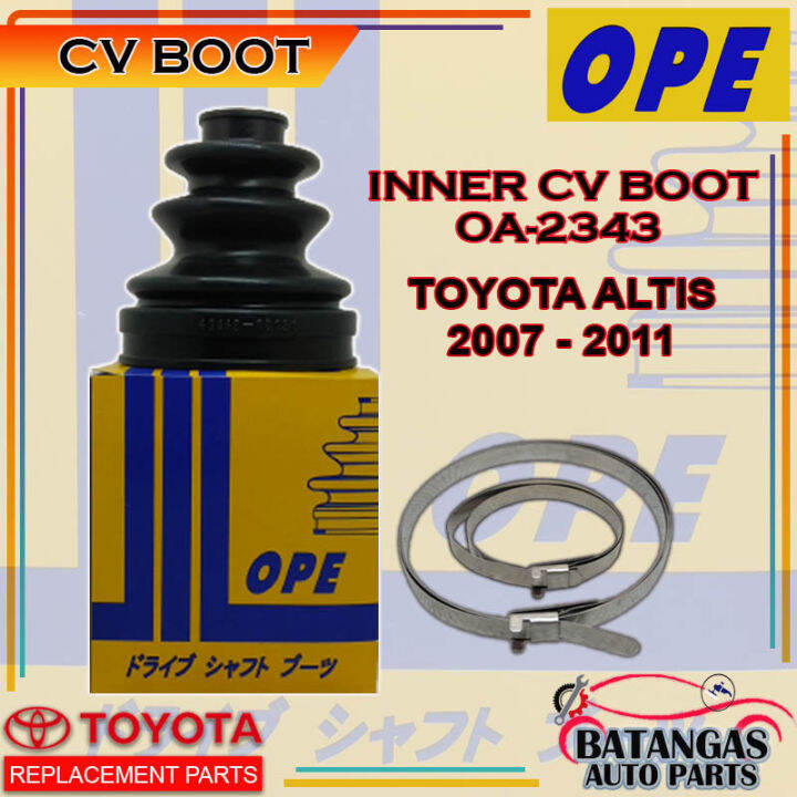 CV Boot ( INNER ) Toyota Altis 2007 - 2011 OPE Part no.: OA-2343 (43448 ...