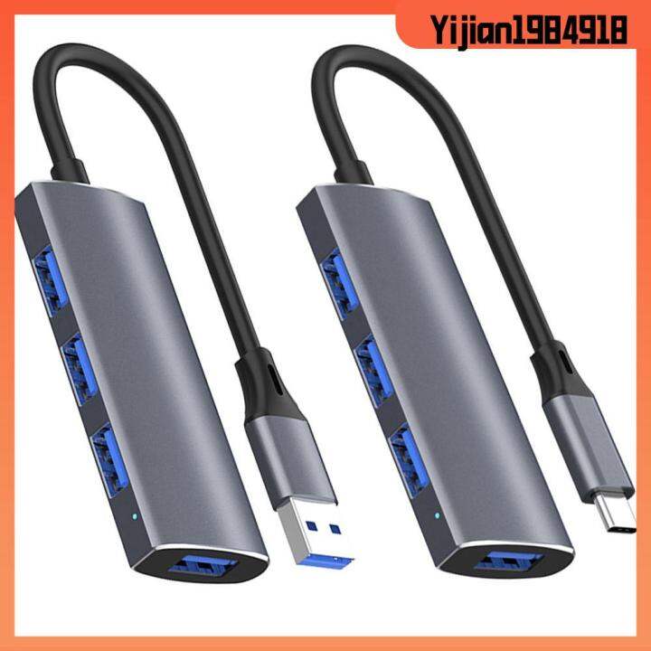 🔥🔥【COD+IN STOCK】 Computer Multiport Splitter OTG Adapter 4 Port Dock ...