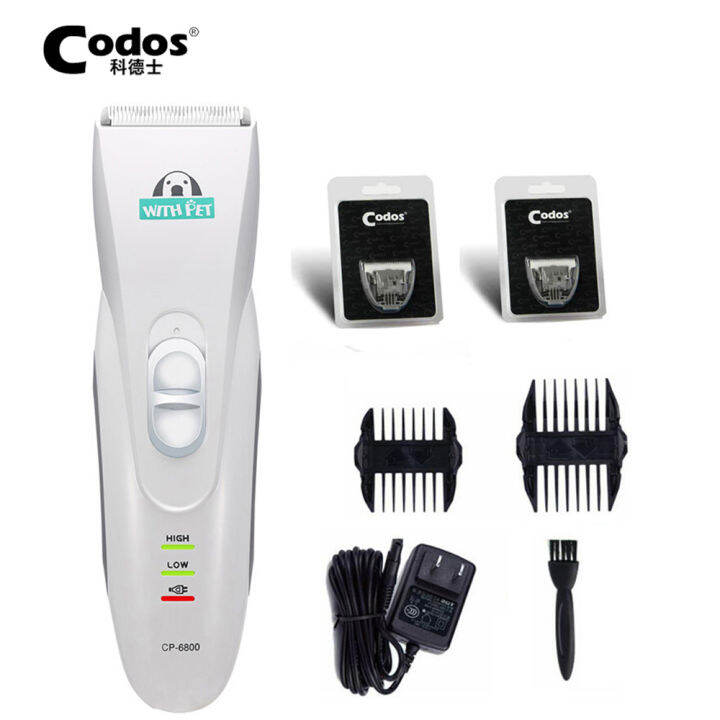 Codos CP6800 Trimmer Pet Hair Clipper ปัตตาเลี่ยน ตัดแต่งขนสุนัขและแมว แบตตาเลี่ยนหมา แบตตา ...