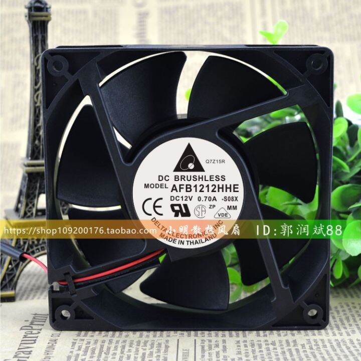 Delta AFB1212HHE 12V 12CM 12038 0.70A Speed / Alarm PWM Cooling Fan | Lazada PH