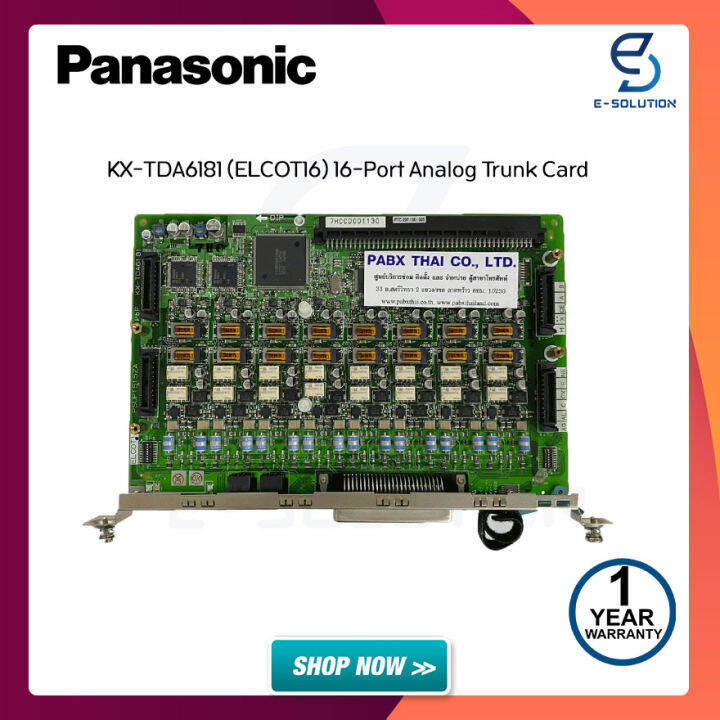 KX-TDA6181,ELCOT16 16-Port Analog Trunk Card | Lazada.co.th
