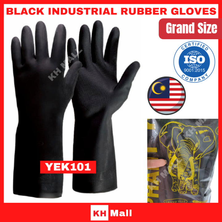 High Strength Thick Rubber Medical Hand Glove Nitrile Sarung Tangan ...
