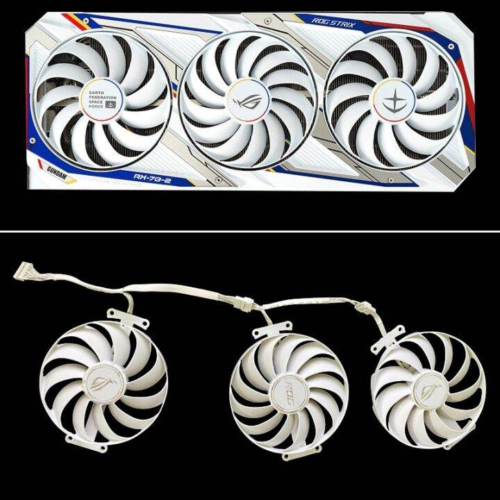 Original 95MM 7PIN CF1010U12S ROG RTX3090 3080 3070 GPU FAN For ASUS ...
