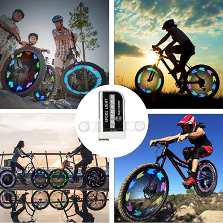 Led Lights 32 Led String Lights Bicycle Motorcycle Bike Tire Wheel ...