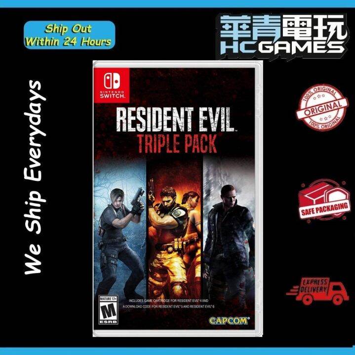 Nintendo Switch Resident Evil Triple Pack (English - Catridge - NewSeal ...