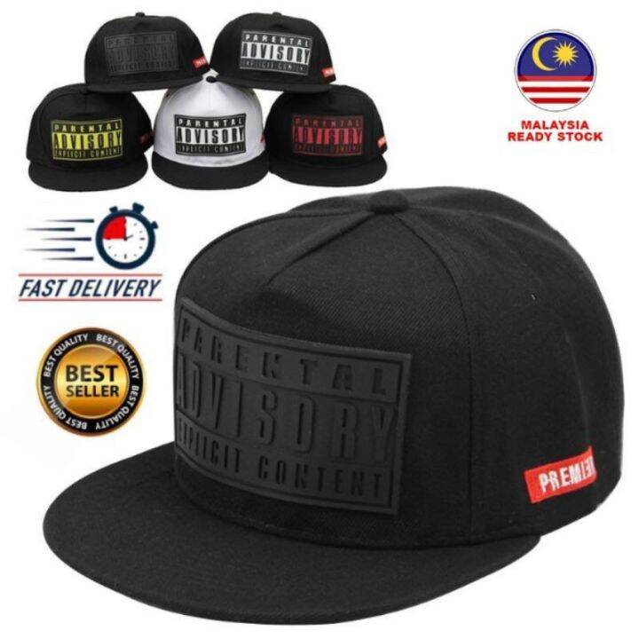 READY STOCK KL Cap Parental Advisory Explicit Content Embroidery Snapback Hat Topi | Lazada