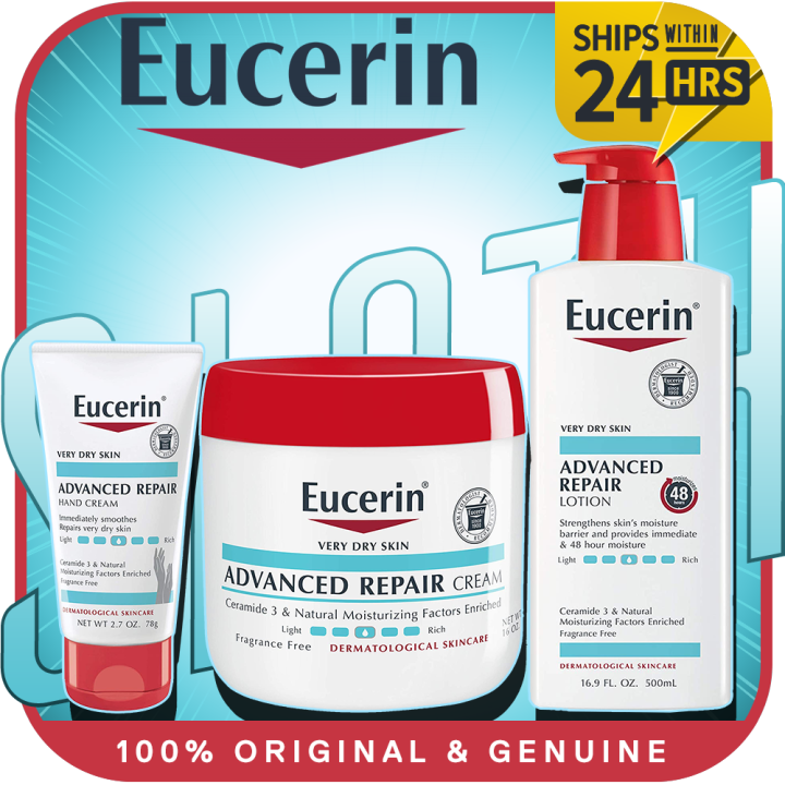 Eucerin Advanced Repair Cream 454g / Eucerin Advanced Repair Hand Cream ...