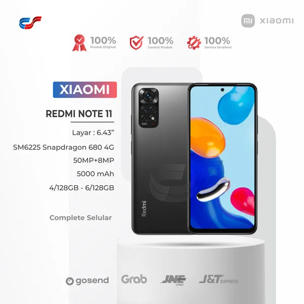 Xiaomi Redmi Note 11 4/128GB - Qualcomm SM6225 Snapdragon 680 4G | Main kamera Quad 50 MP ...