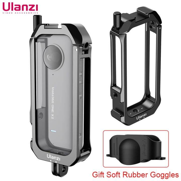 Ulanzi Insta360 ONE X2 Protective Case Cage Action Camera Rig with Cold ...
