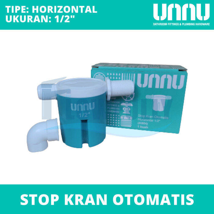 STOP KRAN OTOMATIS HORIZONTAL 1/2 INCH UNNU KERAN AIR PELAMPUNG AWH ...