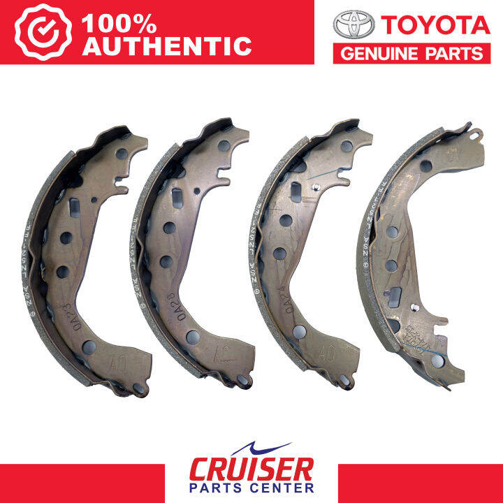 TOYOTA Genuine Parts - Brake Shoe 04495-0D061 USE FOR TOYOTA VIOS AND ...