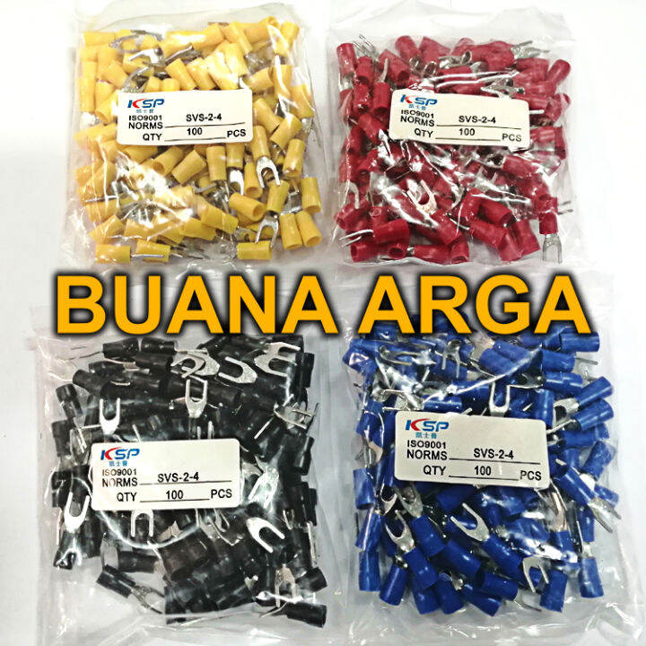 Skun Isolasi Warna tipe Y SVS 2 untuk kabel 1.25-2.5mm KSP 100pcs | Lazada Indonesia