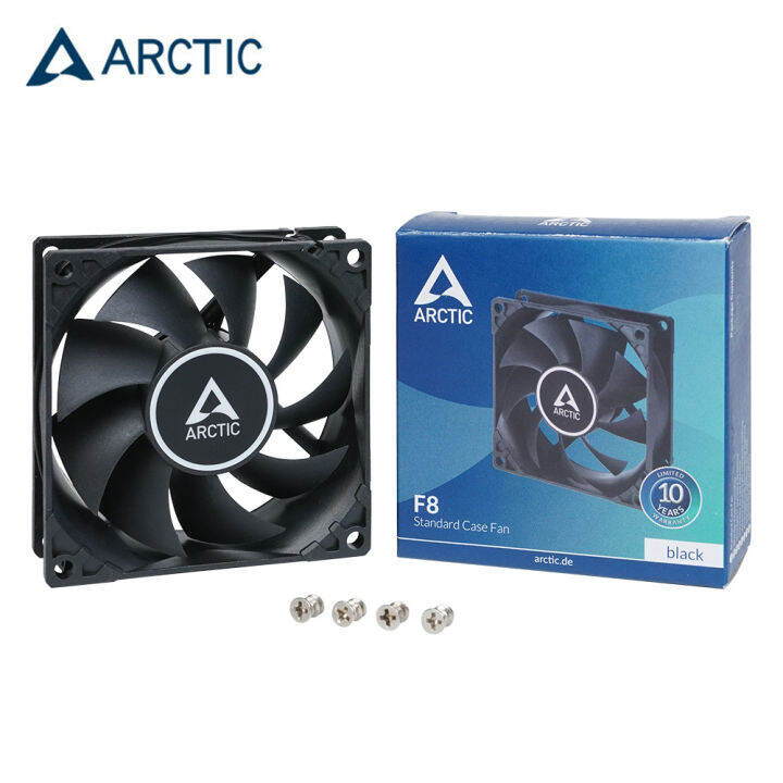 ARCTIC F8 Computer Case 8cm CPU Fan 3pin 2000RPM 80x80x25mm Fixed Speed ...