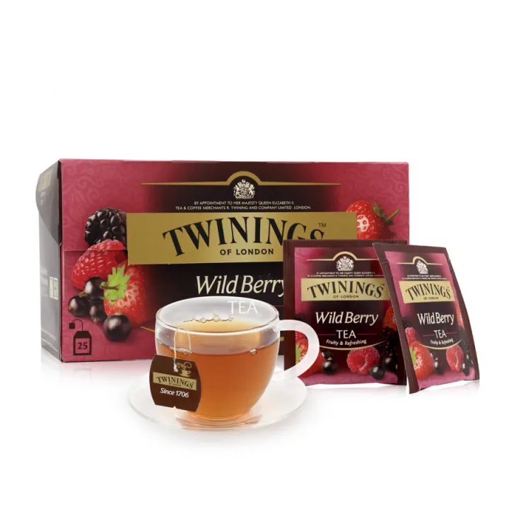 Twinings Wild Berry Tea ชาทไวนิงส์ ไวลด์ เบอร์รี่ | Lazada.co.th