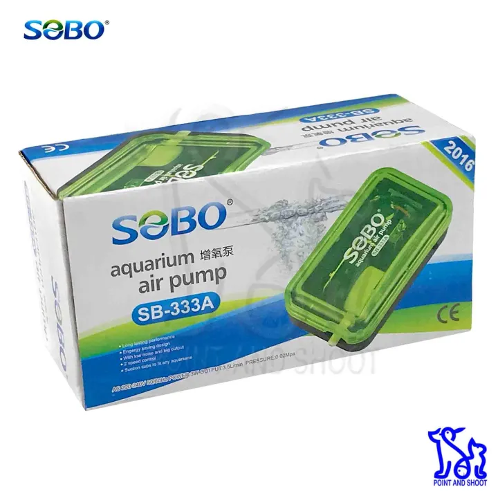 Sobo SB-333A Aquarium Air Pump - 3 Watts | Lazada PH